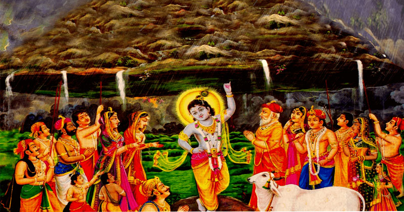 गोवर्धन पूजा एवं विधि, सामग्री Govardhan Puja Story