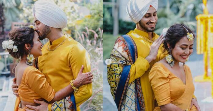 Neha Kakkar And Rohanpreet Singh Haldi Ceremony Pictures | Viral Photo